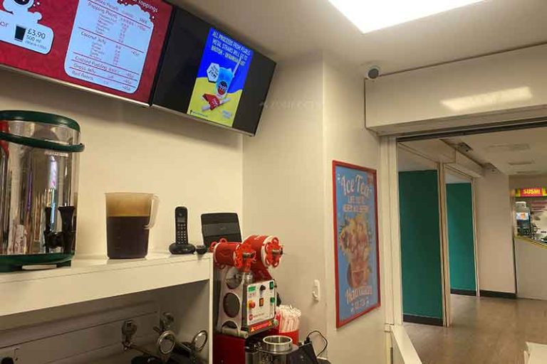 Commercial CCTV - Pearls Bubble Tea, Leeds University Union | Zone CCTV